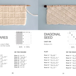 Knit Stitch Pattern E-book for Beginning Knitters by Youtube's Studio ...