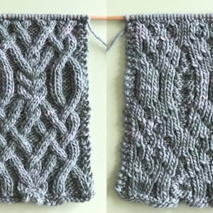 Fancy Celtic Cable Scarf Knitting Pattern PDF Download - Etsy