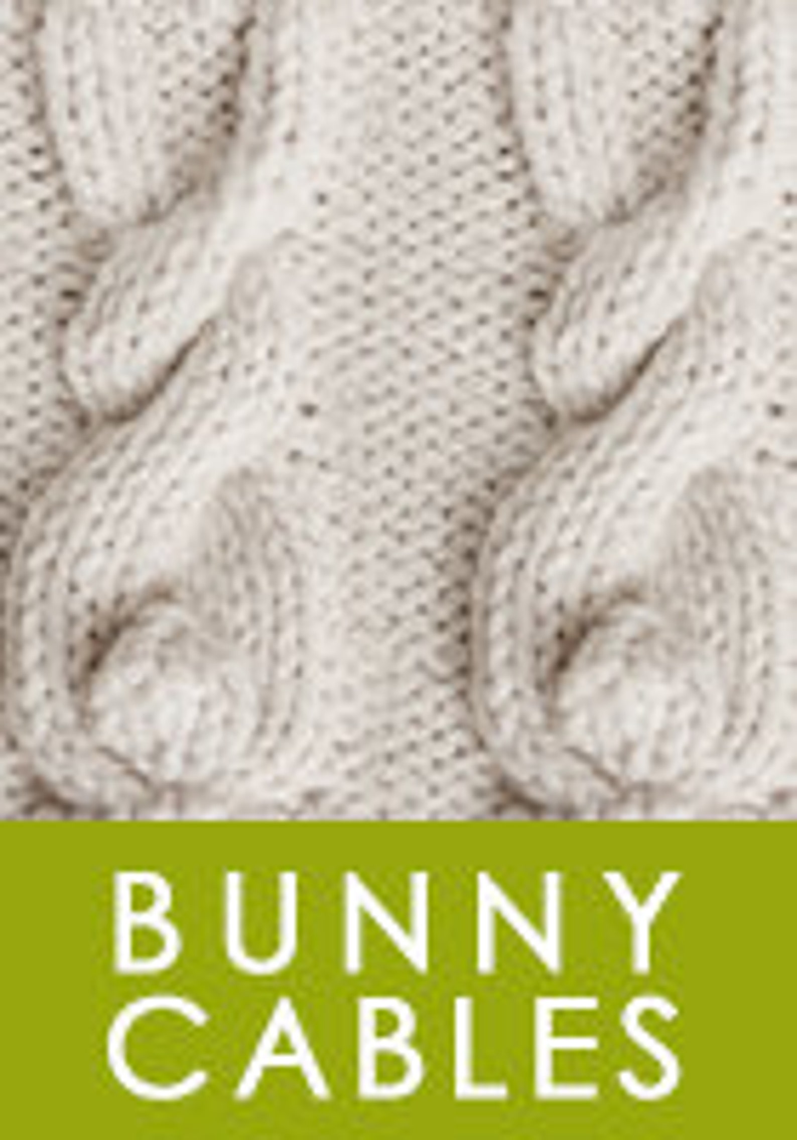 Bunny Cable Knitting Pattern PDF Download | Etsy
