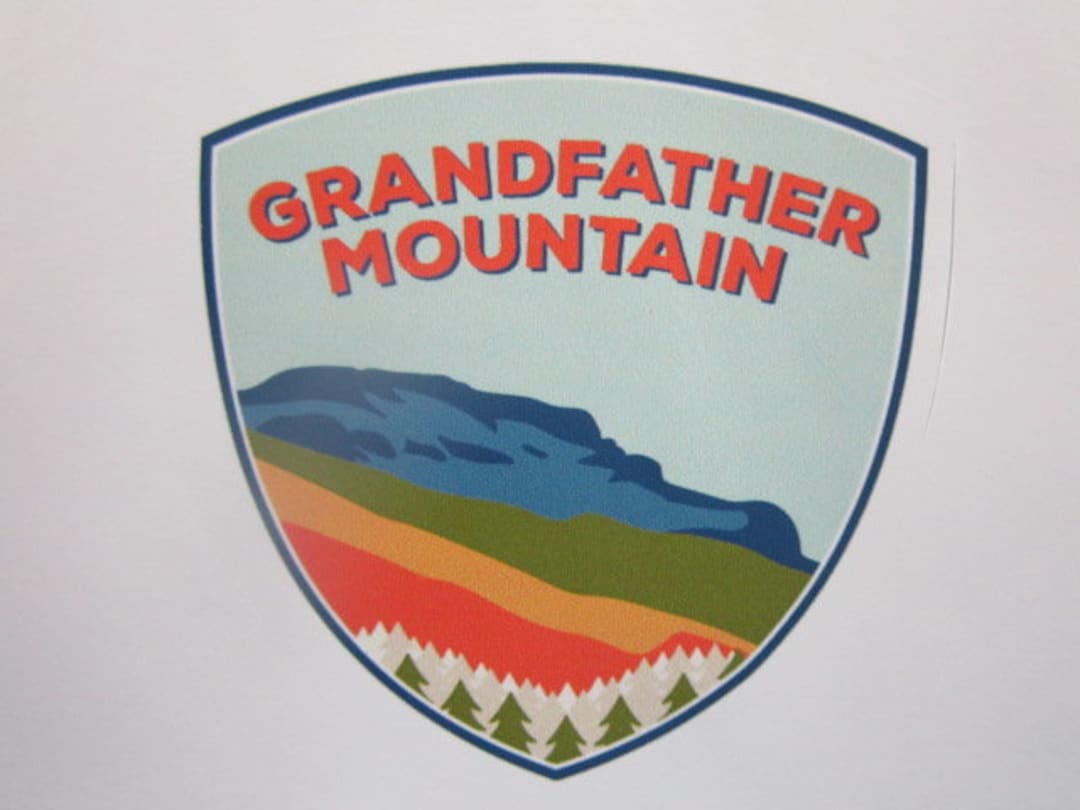 Grandfather Mountain NC Souvenir Sticker / Decal very Nice - Etsy