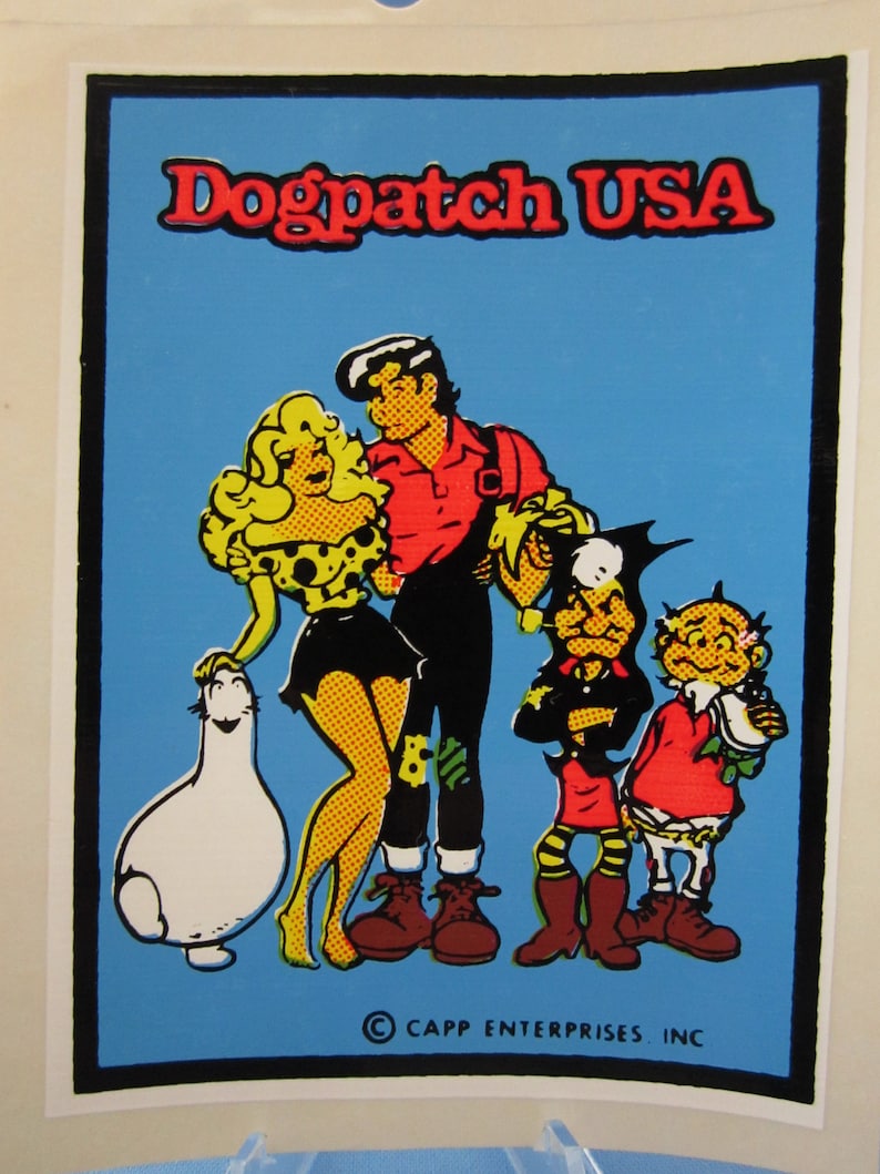 Vintage... dogpatch USA Amusement Park Home of Lil Abner Sticker ...