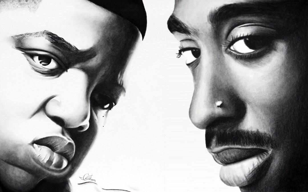 BIG & PAC on Stretched Canvas - Etsy