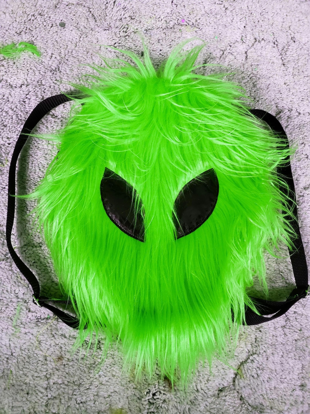 Alien Fur Backpack Bag Festival Burning Man Edc - Etsy