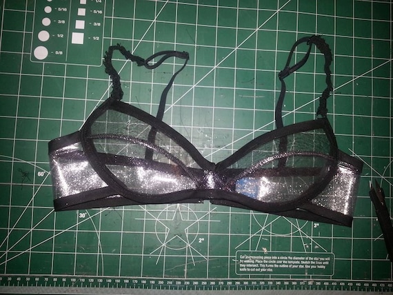Clear Vinyl Bra