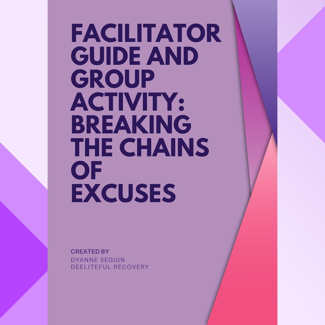 Group Therapy Activity Addiction Excuses - Therapist Worksheets & Tools ...