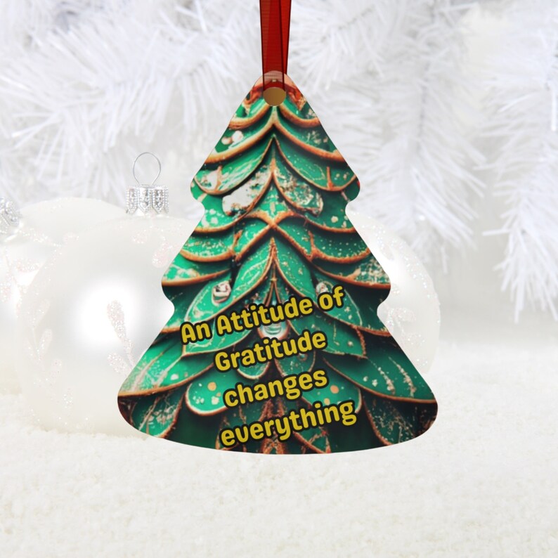Addiction Recovery AA NA Metal Holiday Christmas Ornaments, Sobriety ...