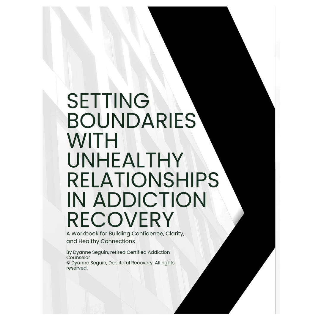 Boundaries, Relationships, and ACT Therapy Addiction Recovery Workbook ...
