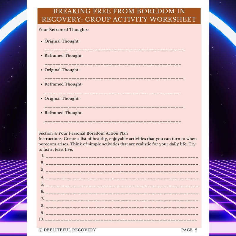 Sober Living Group Activity – Relapse Prevention for Peer Support ...