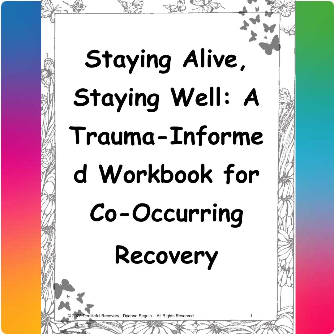 Choosing to Live PTSD Safety Plan Trauma-informed Addiction Recovery ...