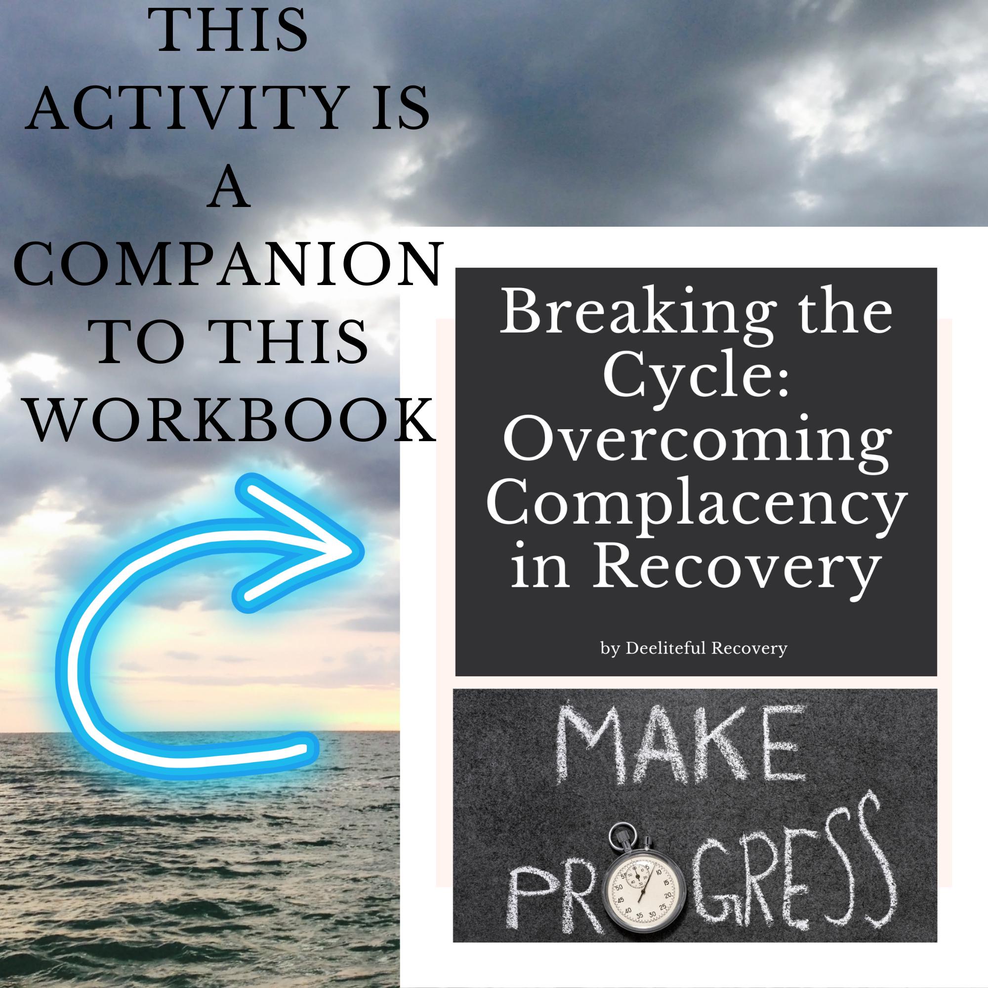 Addiction Recovery Group Therapy Worksheet: Overcoming Complacency (PDF ...