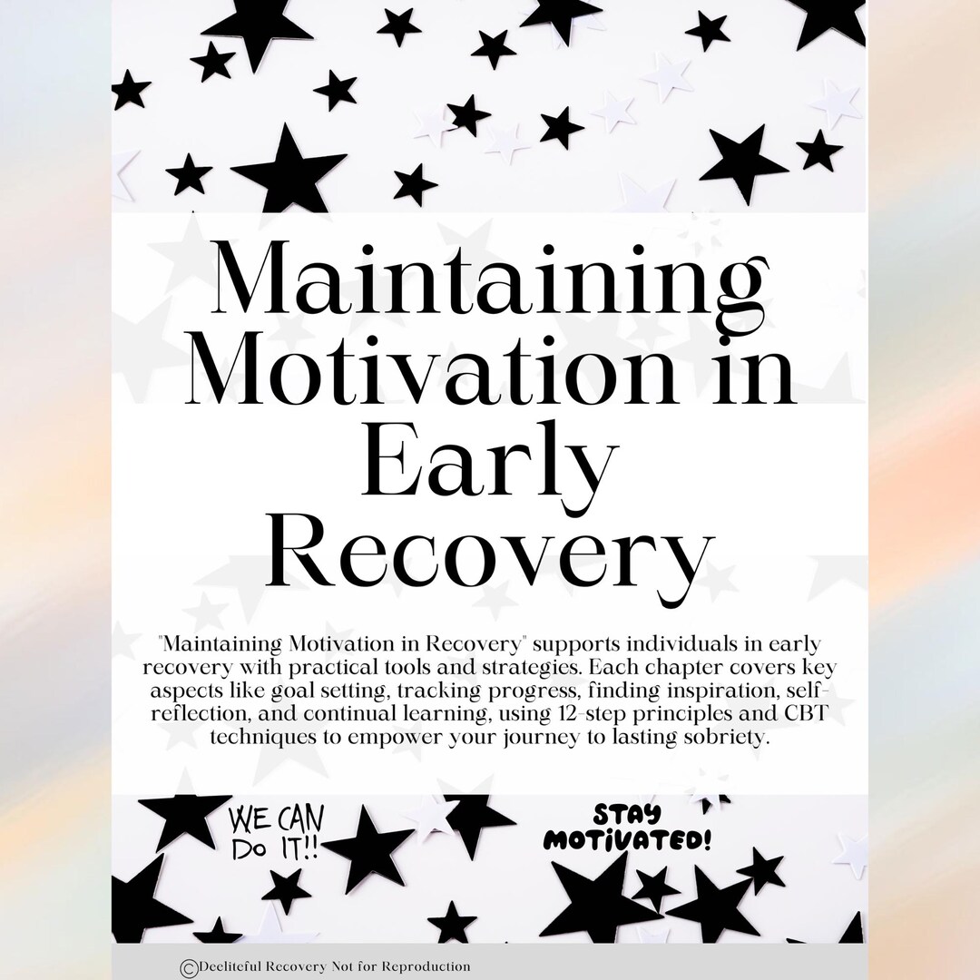 Motivation in Recovery Workbook - 12-step Principles & CBT Techniques ...