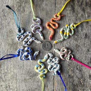 Porcelain Good Luck Snake - Etsy