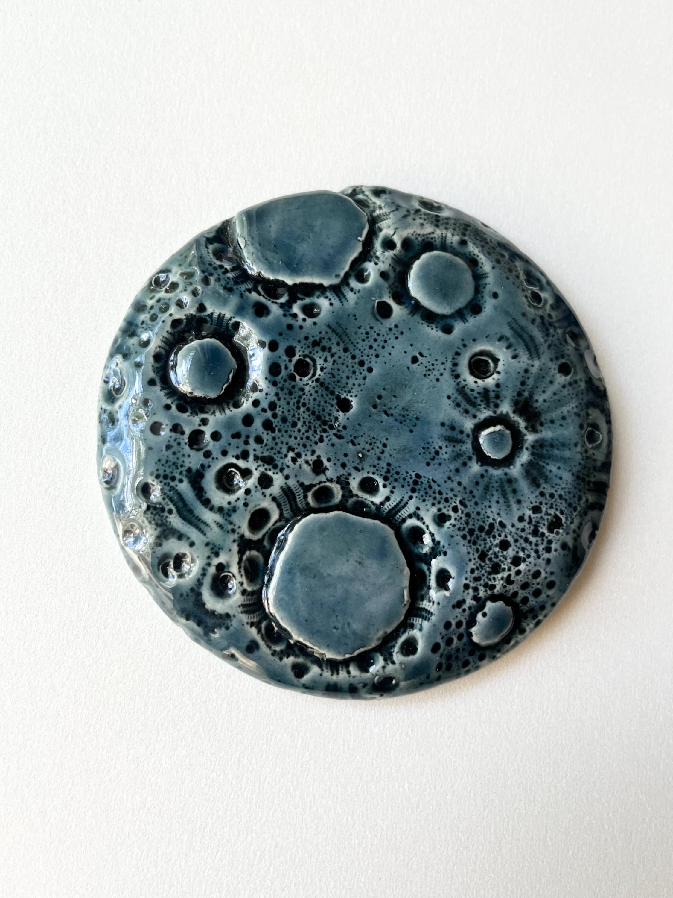 Ceramic Moon Art Wall Tile - Etsy