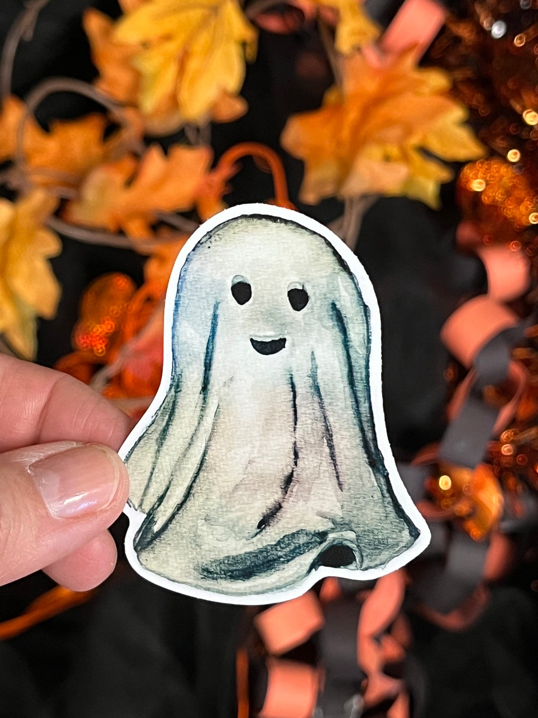 Petey the Cruddy Ghost Vinyl Sticker - Etsy