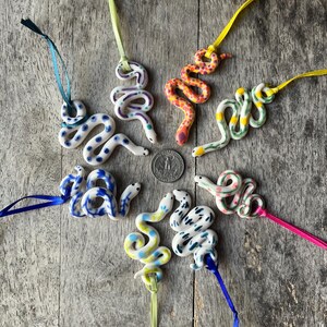 Porcelain Good Luck Snake - Etsy