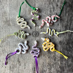 Porcelain Good Luck Snake - Etsy
