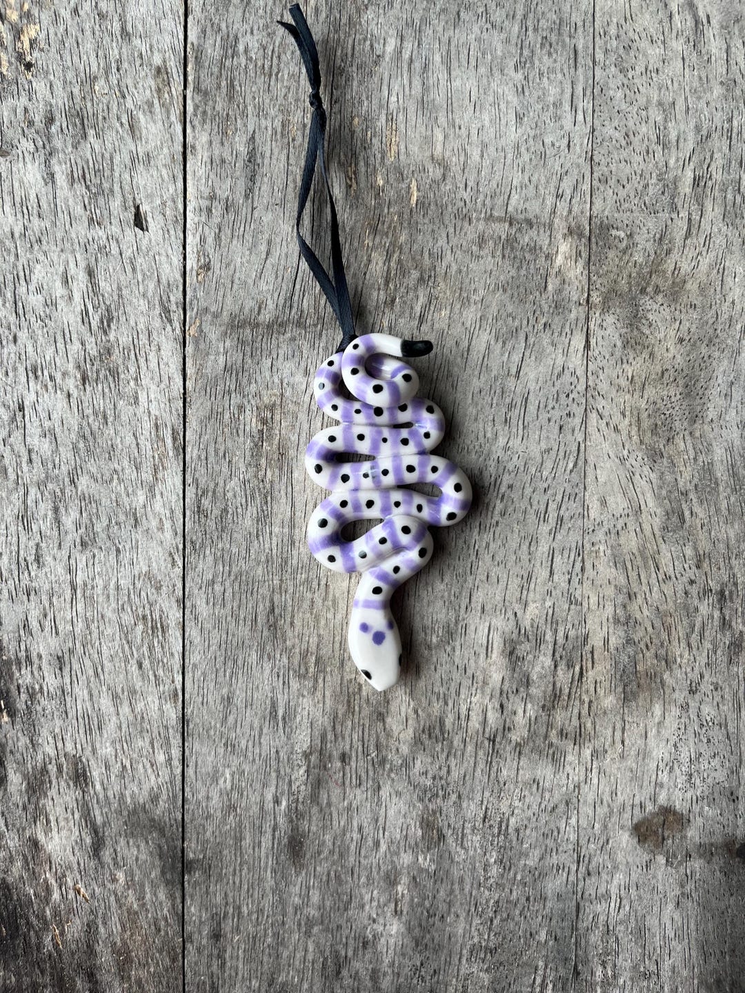 Porcelain Good Luck Snake - Etsy