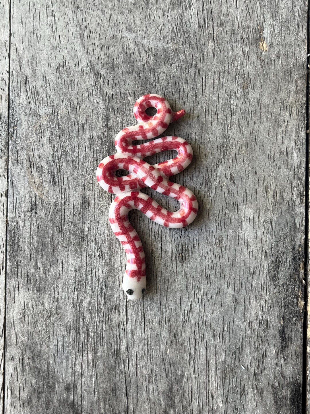 Porcelain Good Luck Snake - Etsy