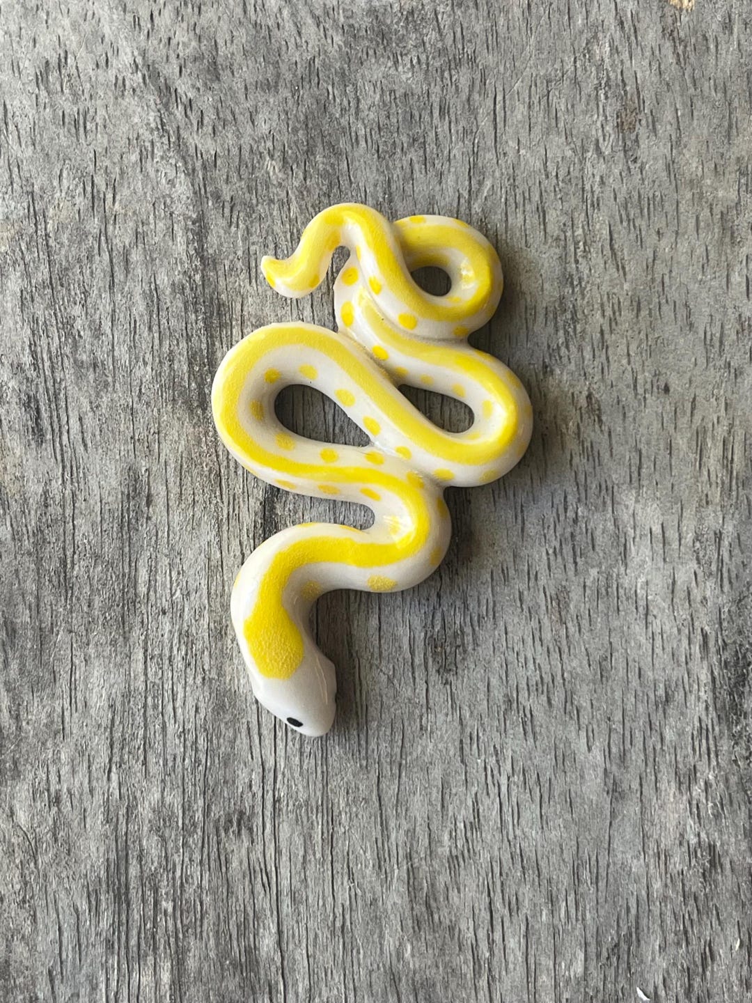Porcelain Good Luck Snake - Etsy