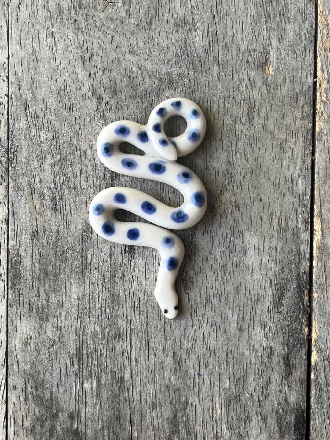 Porcelain Good Luck Snake - Etsy