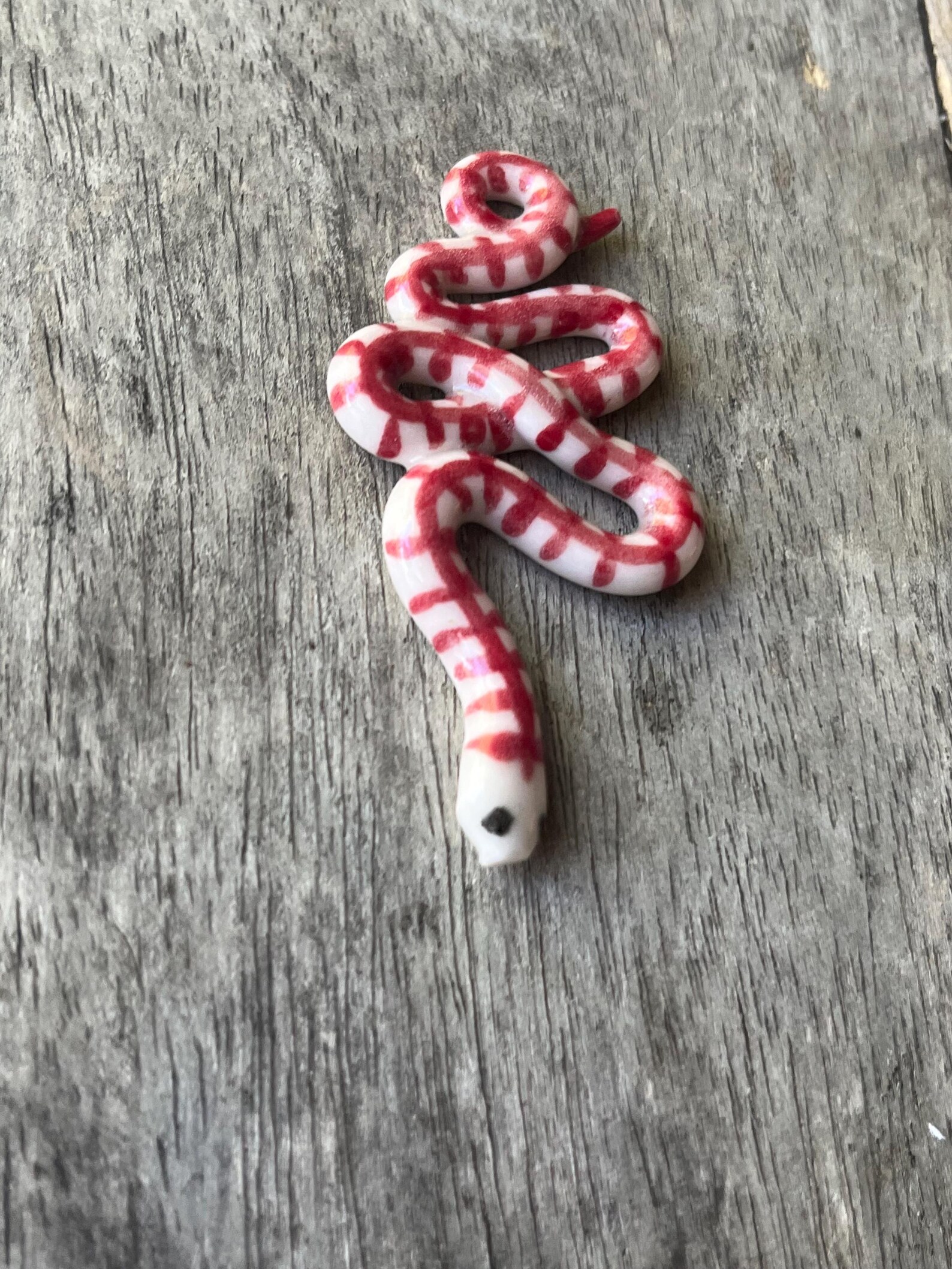 Porcelain Good Luck Snake - Etsy