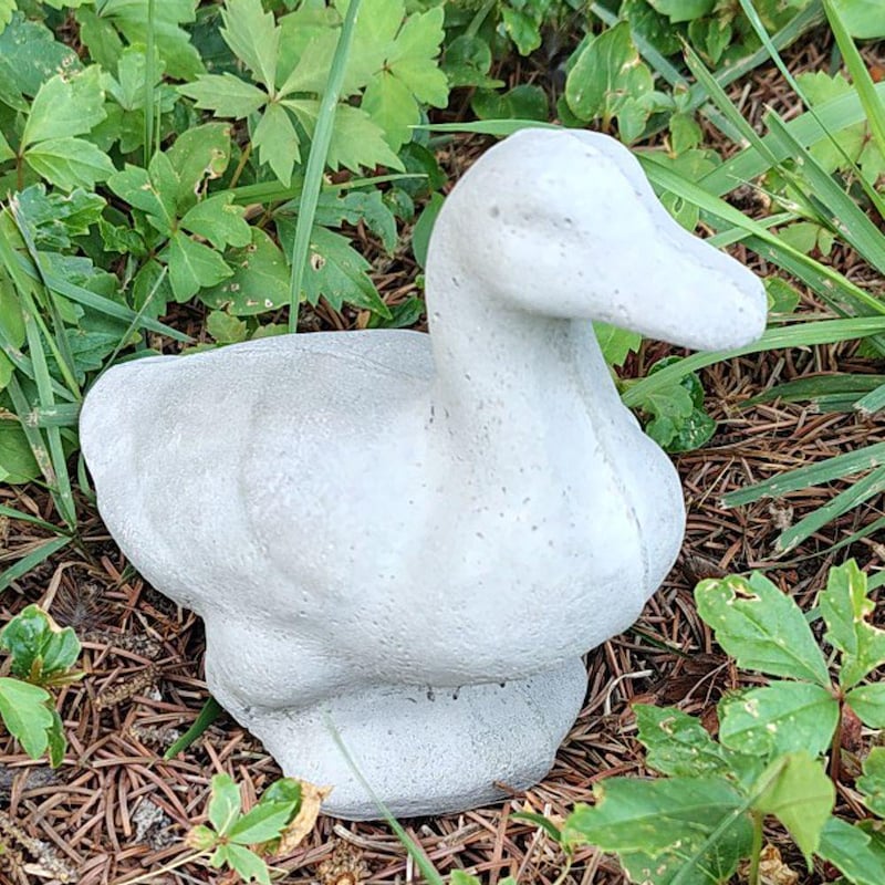 Concrete Goose Statue - Etsy