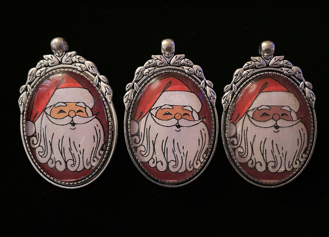 Santa Brooch - Etsy