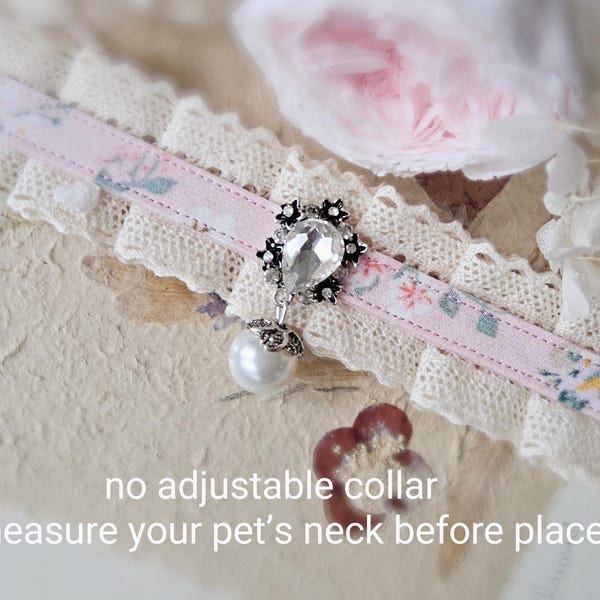Lace Cat Collar - Etsy