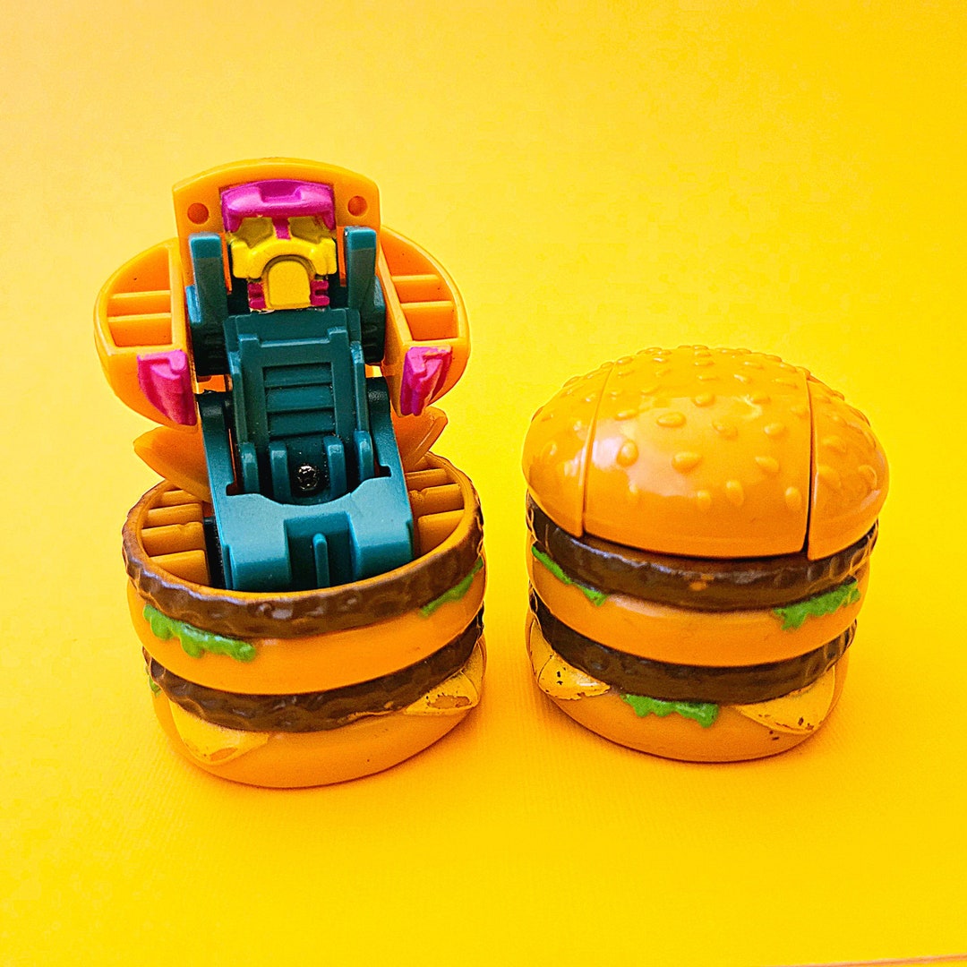 Vintage Mcdonald's Happy Meal Big Mac Robot Changeables Figures - Etsy