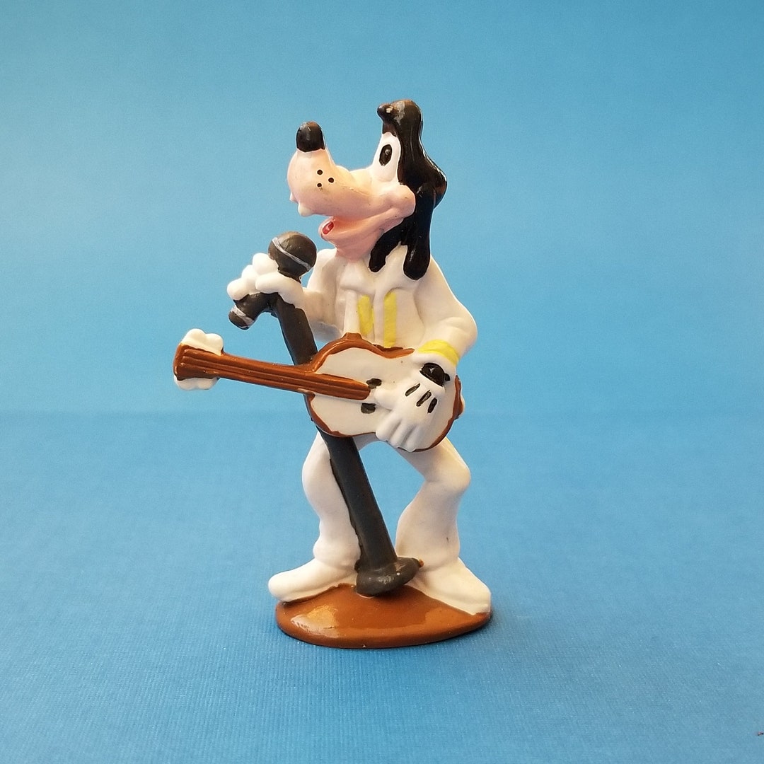 Vintage Applause Disney GOOFY as Elvis With Guitar PVC Figure - Etsy