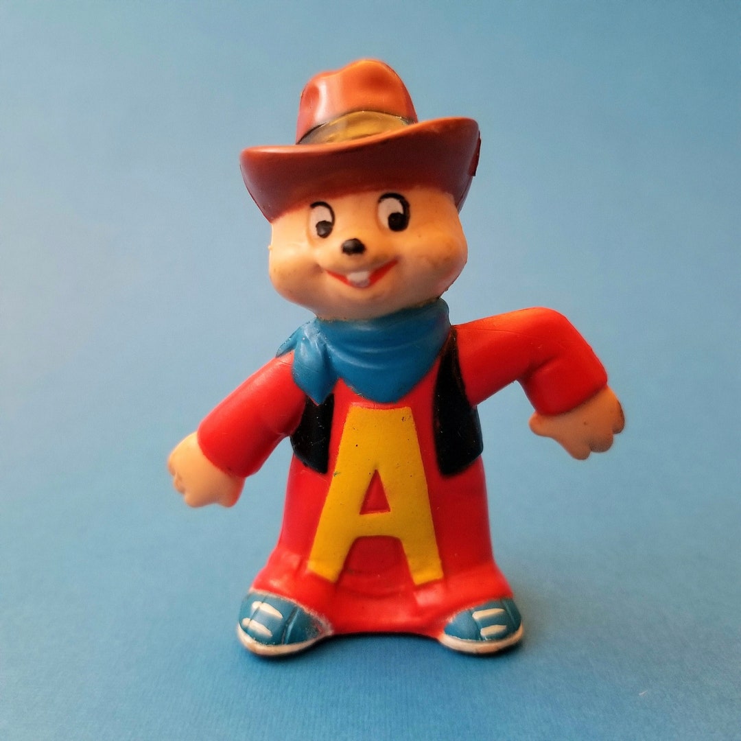 Vintage Alvin and the Chipmunks ALVIN Cowboy PVC Figure 1983 - Etsy
