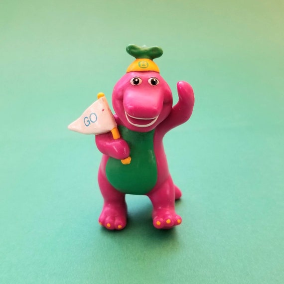 Vintage BARNEY the Dinosaur PVC Figure Toy - Etsy