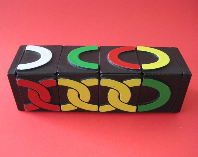 Vintage RUBIK'S the Missing Link Puzzle Toy - Etsy