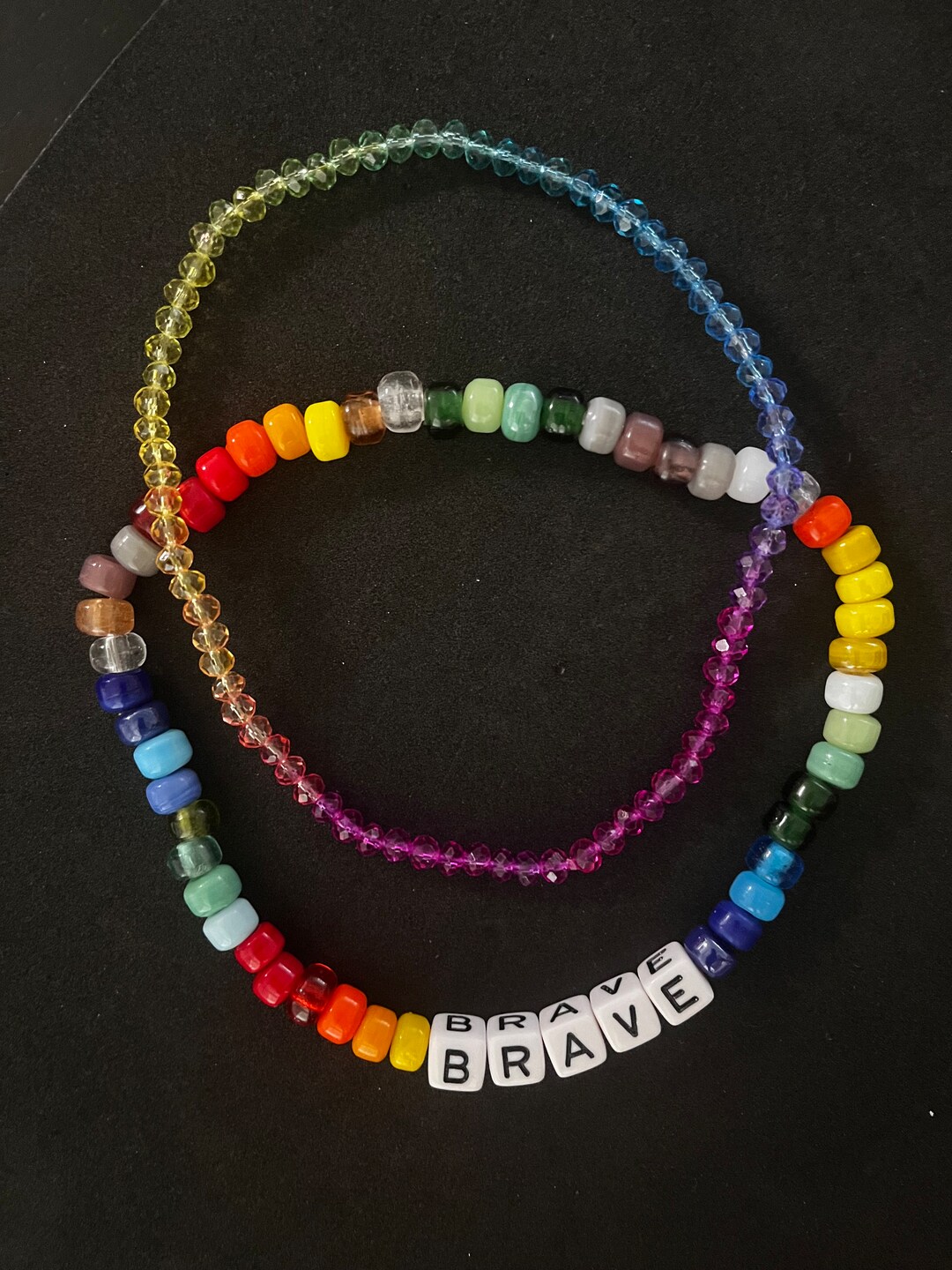 Brave Necklace Coloring Necklace Colorful Necklace Choker - Etsy