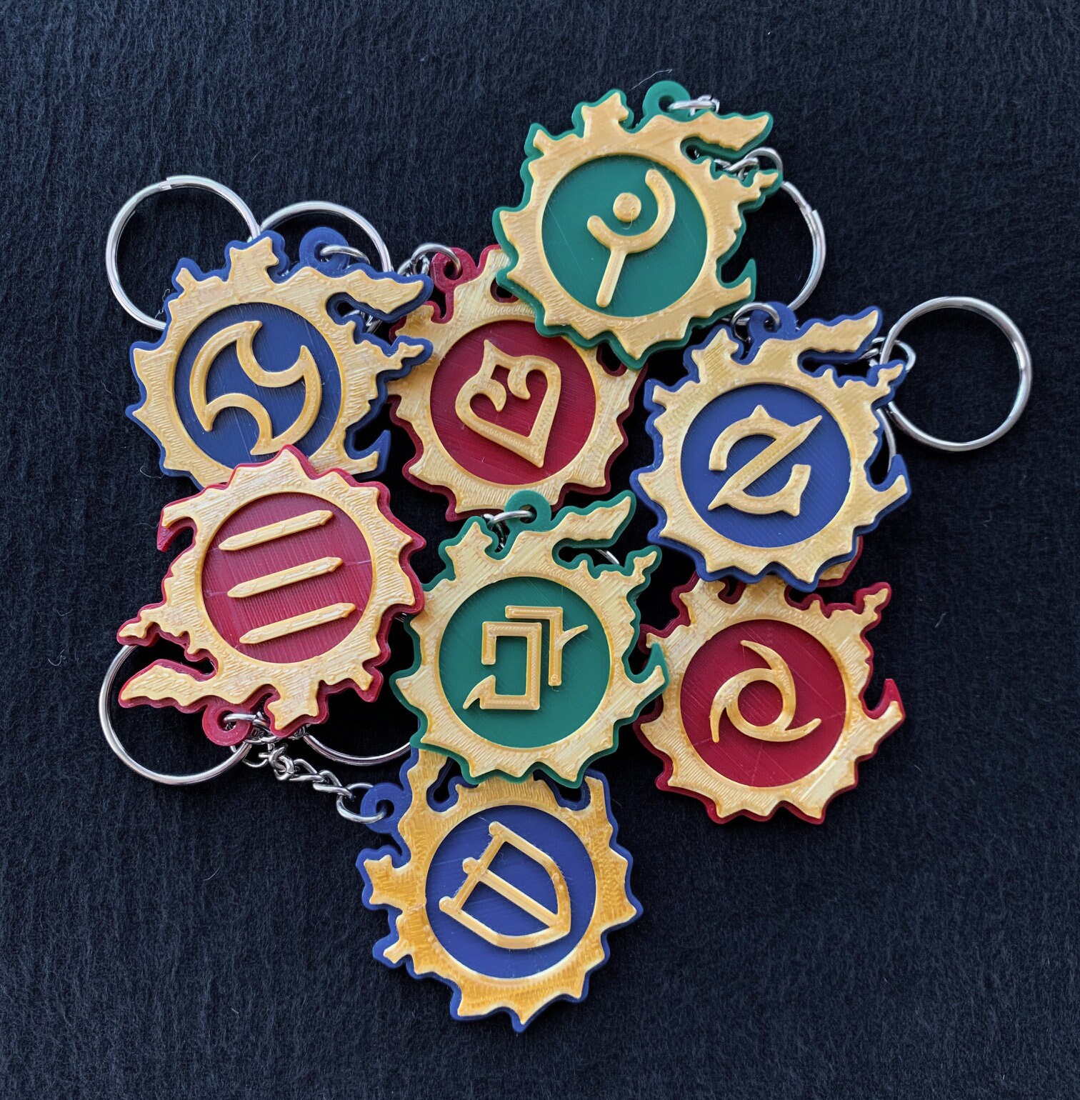 Final Fantasy XIV 14 Job Class MSQ Icon 3D Printed Keychain - Etsy