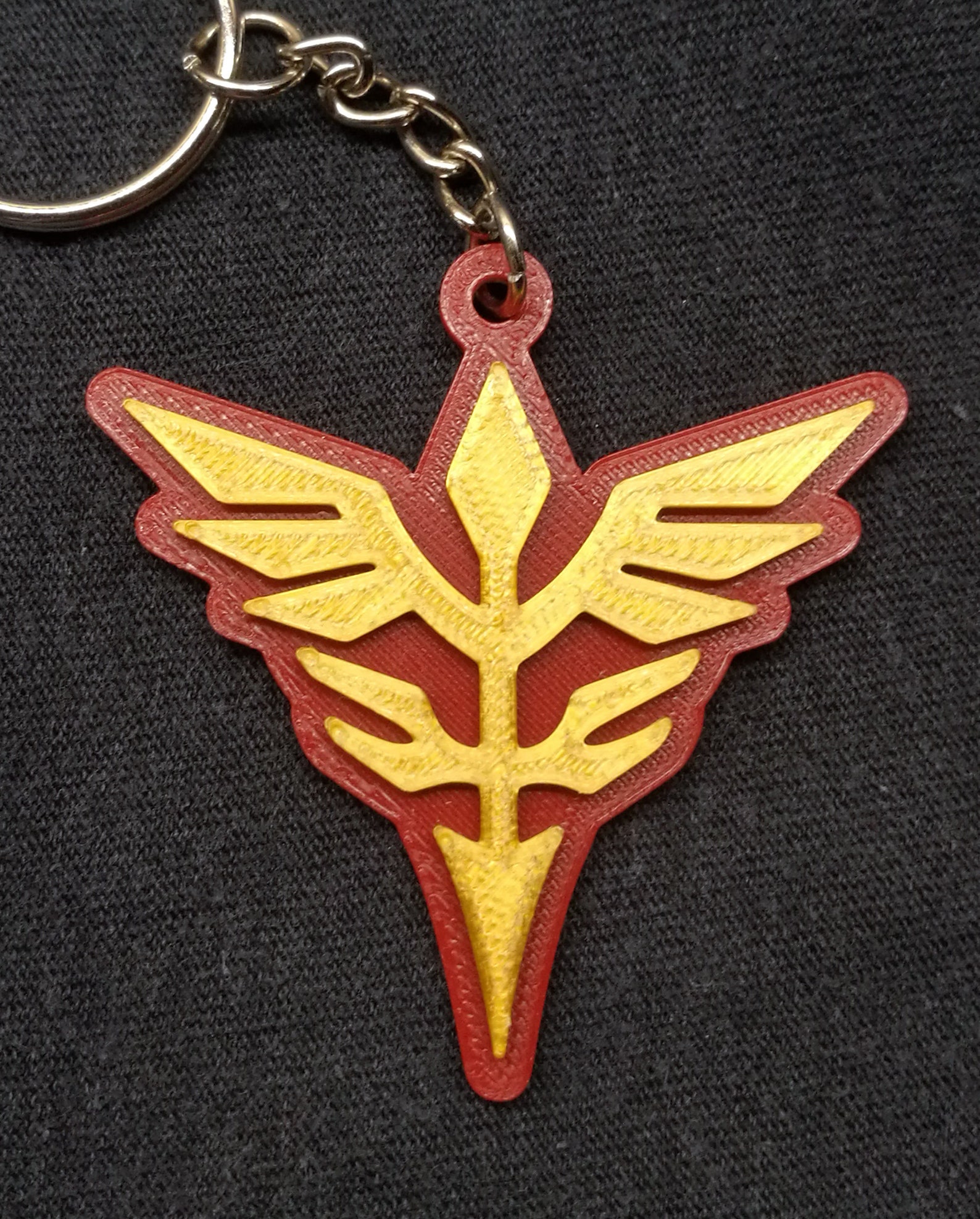 Mobile Suit Gundam EFSF Zeon 3D Printed Logo Keychain - Etsy