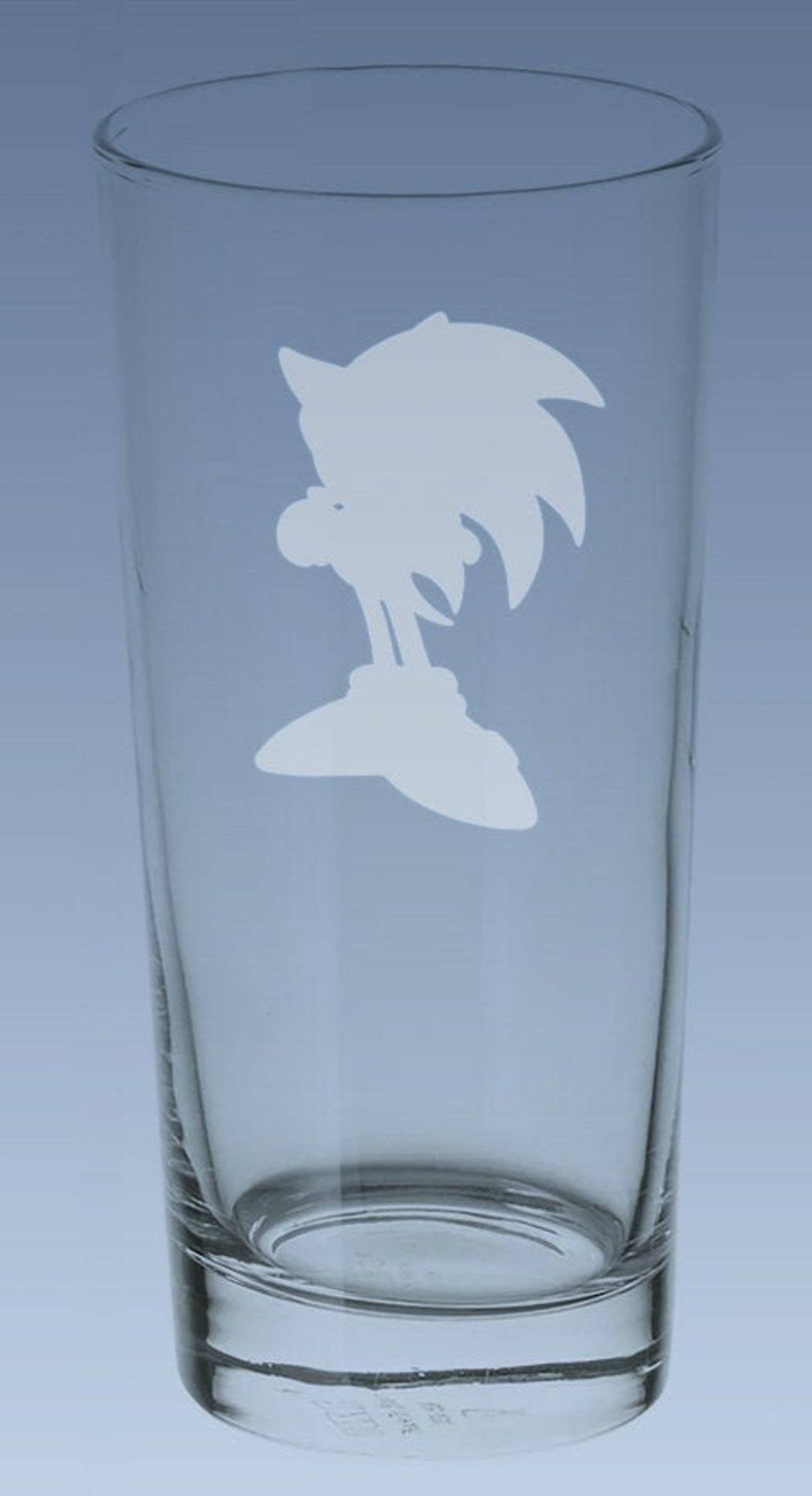 Sonic Silhouette on 8oz/14oz Glass - Sonic Series - Etsy
