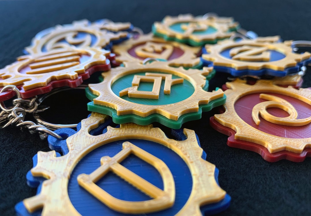 Final Fantasy XIV 14 Job Class MSQ Icon 3D Printed Keychain - Etsy