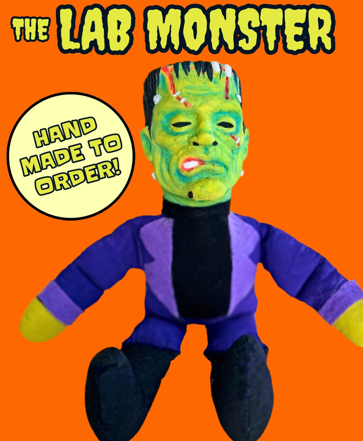 Graveyard Gang Doll "the Lab Monster" - Etsy