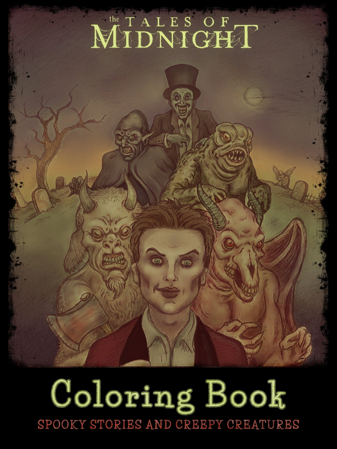 The Tales of Midnight Coloring Book - Etsy