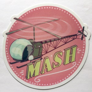 M*A*S*H - Helicopter Sticker | High Quality Vinyl | MASH Vinyl Sticker ...
