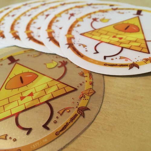 Bill Cipher Sticker Sheet - Etsy