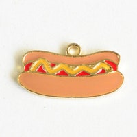 Hot Dog Fries and Soda Pop Bangle, Fast Food Themed Gift, Adjustable ...