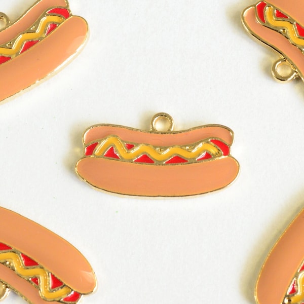 Hot Dog Pendant - Etsy