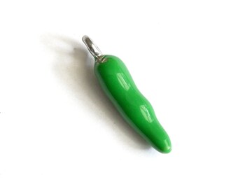 Chili pepper charm | Etsy