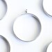 Round Open Bezel Pendant Shiny Silver Frame Pendant 28mm 4 - Etsy