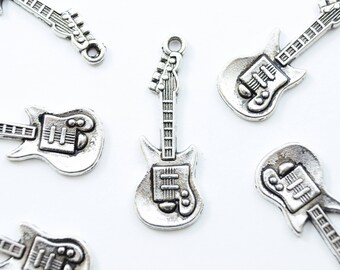 Guitar Charm | Etsy