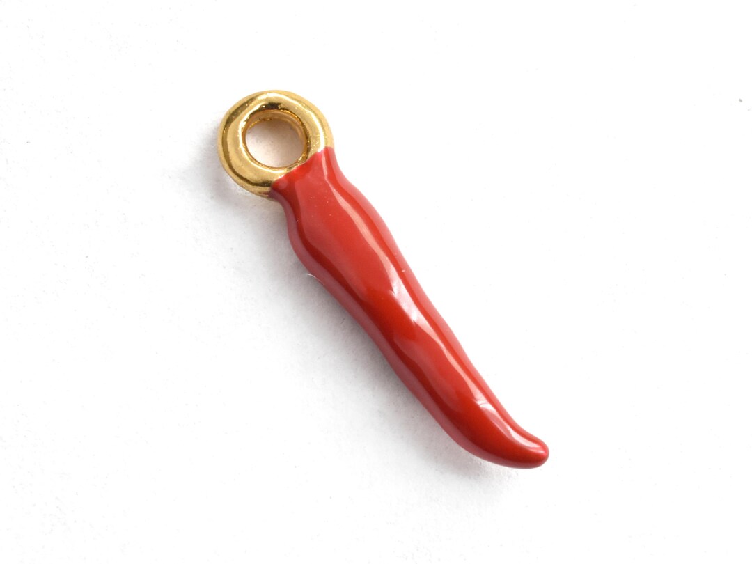 Red Chili Charms, Enamel Chile Pendants, 20mm - 3 Pieces (1092) - Etsy