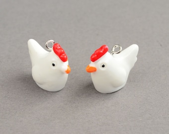 Chicken Charms - Etsy