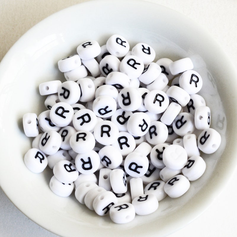 Alphabet Beads - Etsy